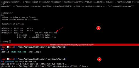 hack the box devel writeup sem uso do metasploit