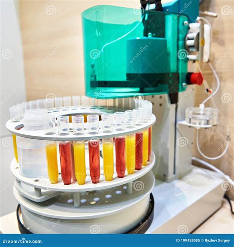Professional Laboratory Sample Processor Pump Stock Image Image Of Flask Chromatography
