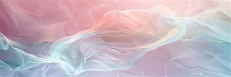 Soft Pastel Abstract Waves Design With Fluid Gradient Texture Background For Technological