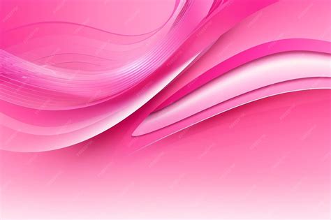 Premium Photo Abstract Futuristic Smooth Curve Line On Pink Gradient Color Background For
