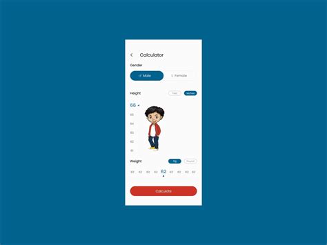 Bmi Calculator Designs Themes Templates And Downloadable Graphic Elements On Dribbble