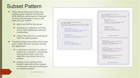 MongoDb Schema Pattern Kalpit Pandit Pptx
