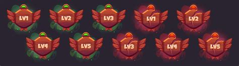 Game Level Ui Icons Wooden Shields Or Banners Vector Art At Vecteezy