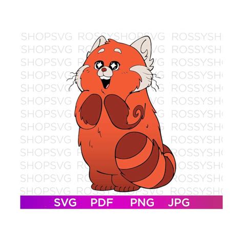 Turning Red Mei Lee Clipart Svg Png Cut File Layered By Co Inspire