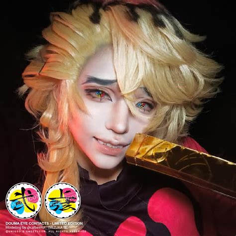 Doma Contact Lenses Embody Demon Slayer Douma With Stunning Eyes Uniqso