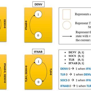 Represent The Transition Graph And Schematic Of Automata Networks