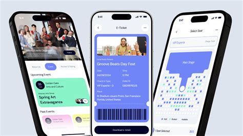 Eventra Event Ticket Mobile App Ui Kit Free Landing Page Figma