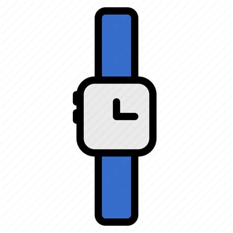 Watch Time Smartwatch Clock Alarm Hour Timepiece Icon Download