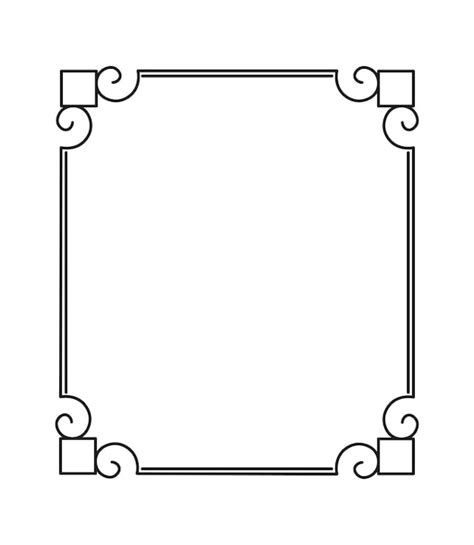 Premium Vector Vector Illustration Of Rectangular Frame