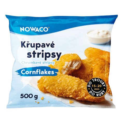 Kuřecí Stripsy Cornflakes 500 G Nowaco