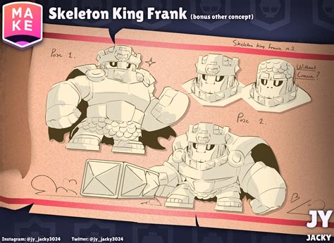 Jacky Yang Skeleton King Frank Supercell Make Campaign Brawl Stars