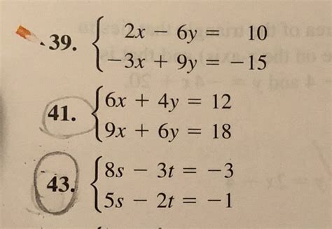 Solved Solving A System Of Equations Solve The System Chegg Com