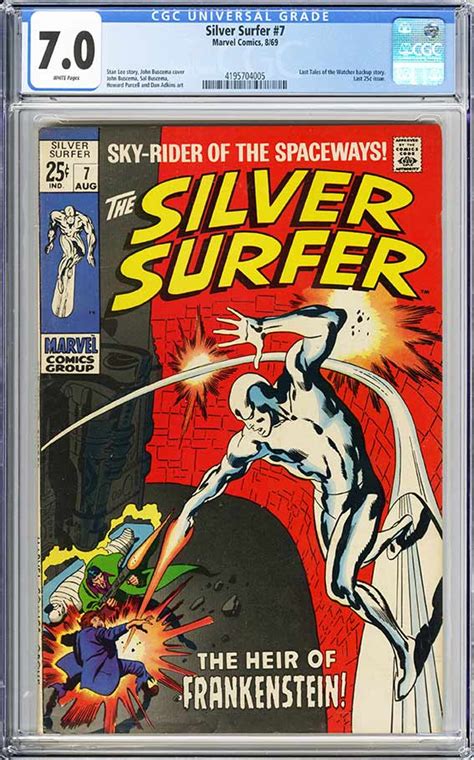 Silver Surfer 7 Cgc 7 0 Cart Gallery