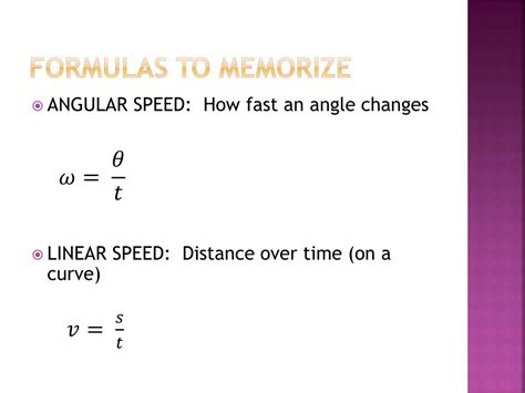 PPT Angular And Linear Speed PowerPoint Presentation Free Download ID 2717396