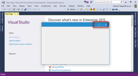 Visual Studio Geeks Options For Displaying Modal Dialogs In Visual Studio Extensions