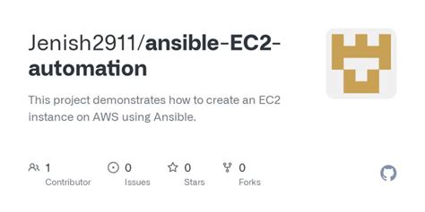 Jenish Mistry On Linkedin Github Jenish2911 Ansible Ec2 Automation This Project Demonstrates