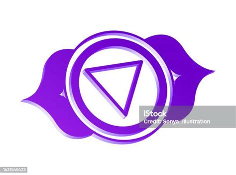 3d 효과 Ajna 차크라 기호의 벡터 그림 0명에 대한 스톡 벡터 아트 및 기타 이미지 0명 3차원 형태 건강한 생활