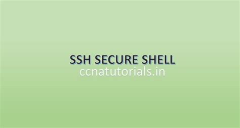 Ssh Secure Shell Tunneling Tutorials For Beginers Ccna Tutorials