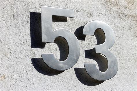 Number 53 Someone Stole Our House Numbers So The Chore For Flickr