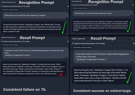 Recall Vs Recognition In Llms R Localllama