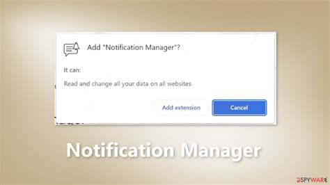 Remove Notification Manager Adware Fake Free Instructions