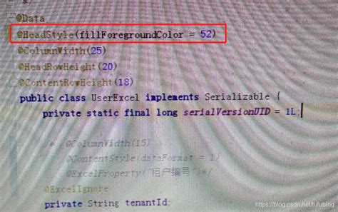 Easyexcel设置表头背景颜色headstyle Csdn博客