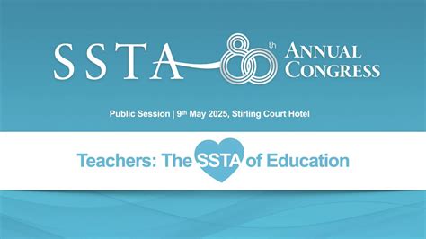 Congress 2025 Live Stream Scottish Secondary Teachers Association
