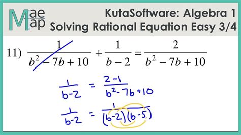 Solving Rational Equations Tessshebaylo