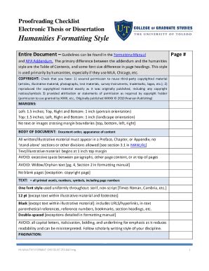 Fillable Online The Proofreading Checklist A Key To Catching Errors