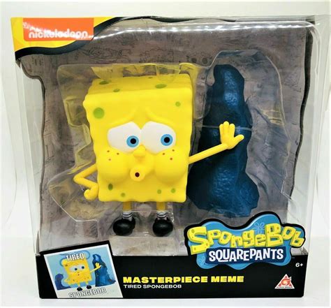 Nickelodeon Masterpiece Meme Spongebob Squarepants Tired Figure New