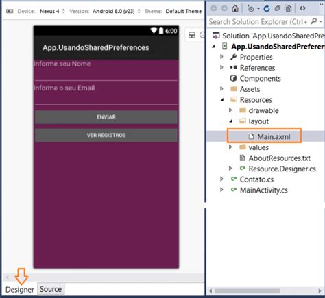 Xamarin Android Salvando Dados Com Shared Preferences Parte 02