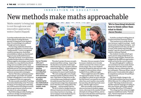 A New Approach To Teaching Mathematics Cornish College