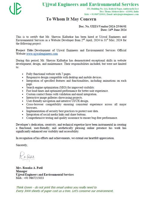 Shreyas Kallurkar On Linkedin Webdevelopment Freelance Engineering Environmentalservices