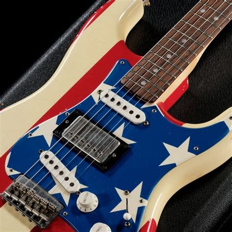 Fender Wayne Kramer Signature Stratocaster Stars And Stripes 2011 Safe
