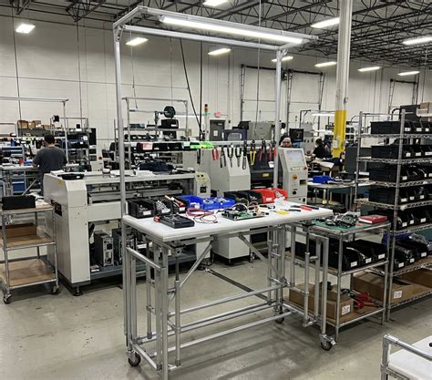 Custom Modular Assembly Workstations For Lean Manufacturing Ips