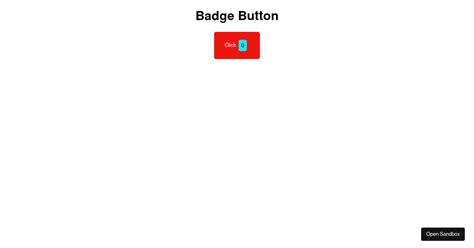 Styled Components Badge Button Codesandbox