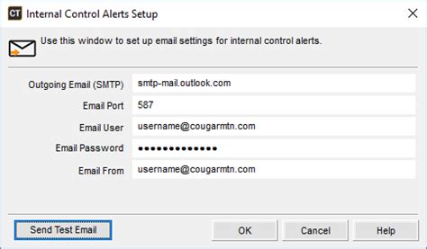 Setting Up Email Alerts