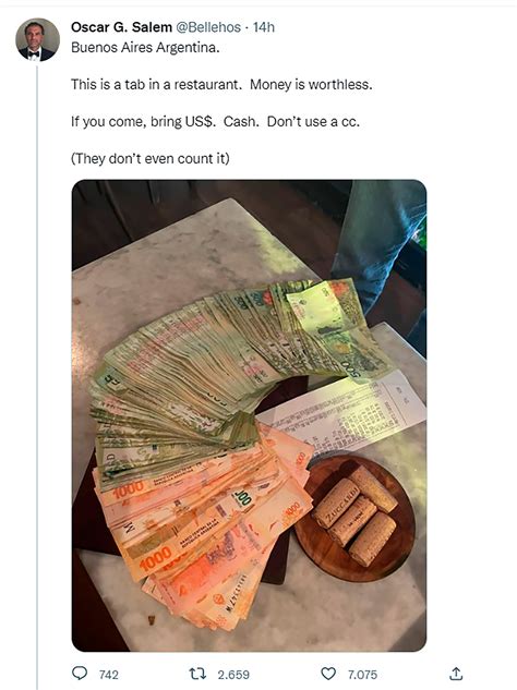 “cash Is Trash” La Experiencia De Un Visitante Peruano A La Hora De Pagar En Pesos En Un