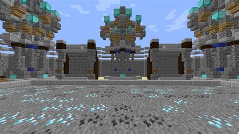 Server Warp Mine Minecraft Map