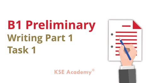 B1 Preliminary Pet Writing Part 1 Task 1 Kse Academy