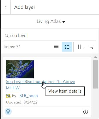 Map In A Minute Map Sea Level Rise Using ArcGIS Online And ArcGIS