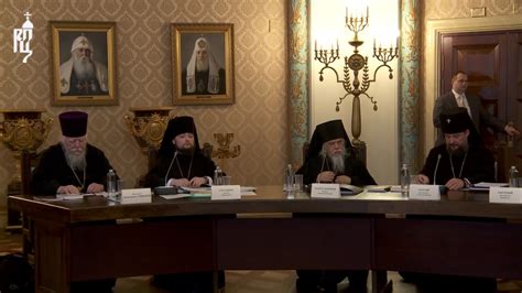 Святейший Патриарх Кирилл возглавил очередное заседание Высшего Церковного Совета Youtube