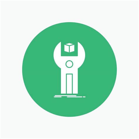Sdk App Development Kit Programming White Glyph Icon In Circle