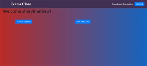 Github Sherylmathew Microsoft Teams Clone