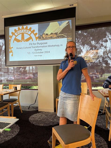 Kate Hodge Guet Speaker Rotary Club Of Numurkah