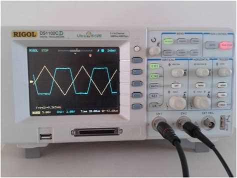 Image Showing Input And Output Waveforms Of Lm741 Ic Based Triangular