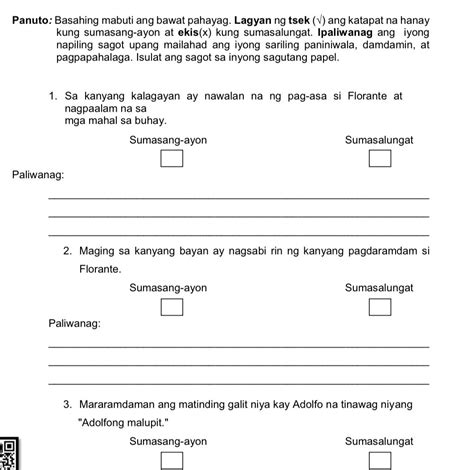 Panuto Basahing Mabuti Ang Bawat Pahayag StudyX