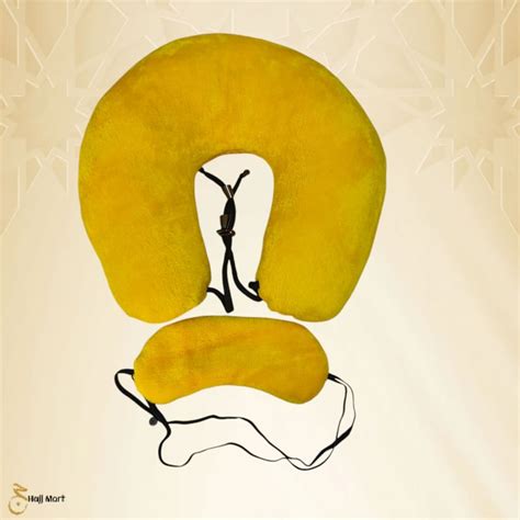 Travel Neck Pillow With Eye Mask Hajj Mart Bd