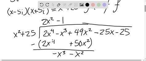 Solvedfinding The Zeros Of A Polynomial Function Use The Given Zero To Find All The Zeros Of