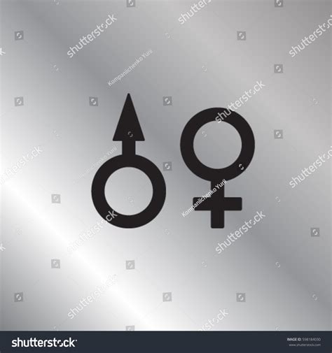 Gender Symbols Icons Mars Venus Male Stock Vector Royalty Free